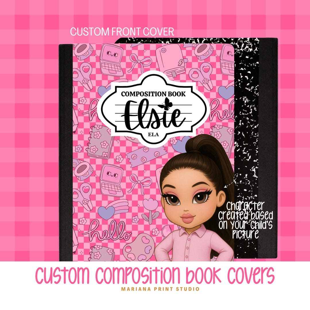 Custom Composition Book Cover | Cute Composition Notebook | Cool ...