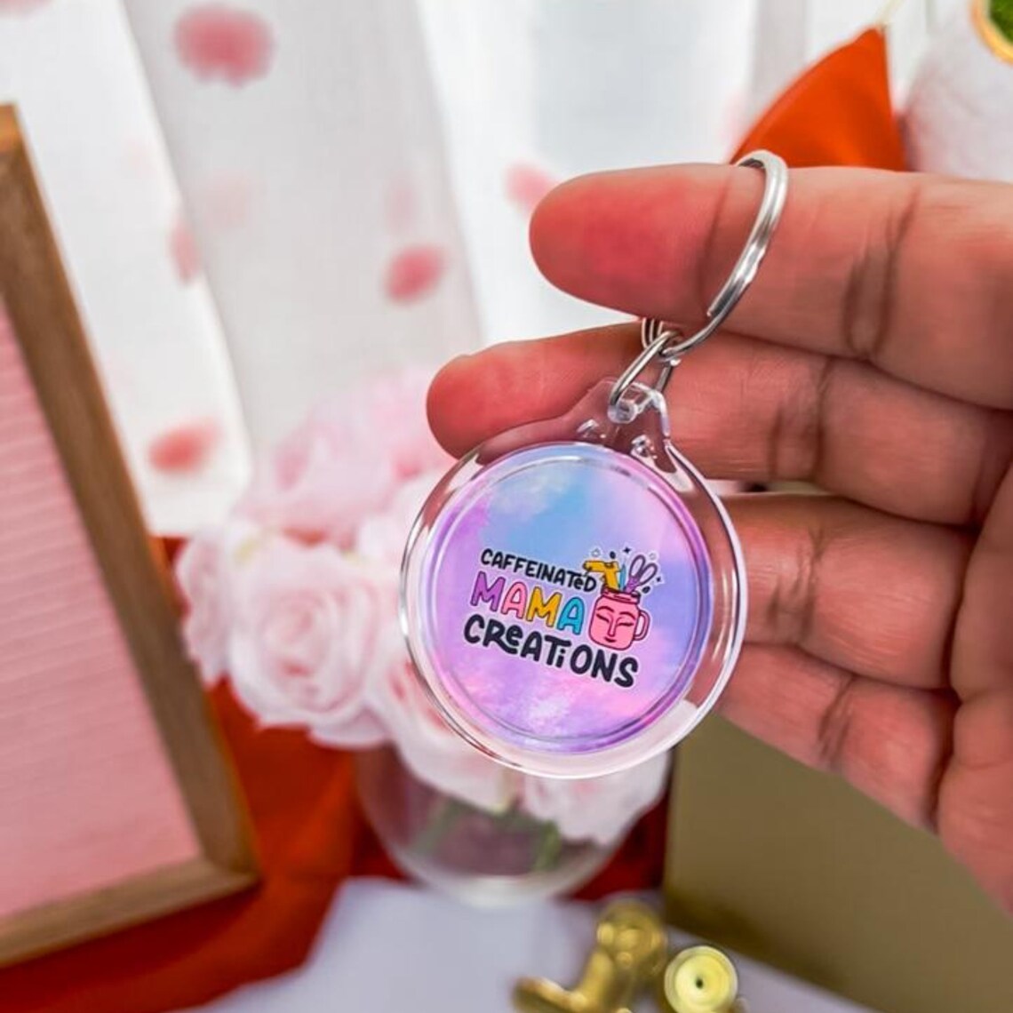 NFC Keychain Custom Keychain Smart Keychain NFC Business Keychain Logo ...