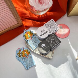 Custom QR Code Sticker: Business Promotion, 2 Inch - Etsy