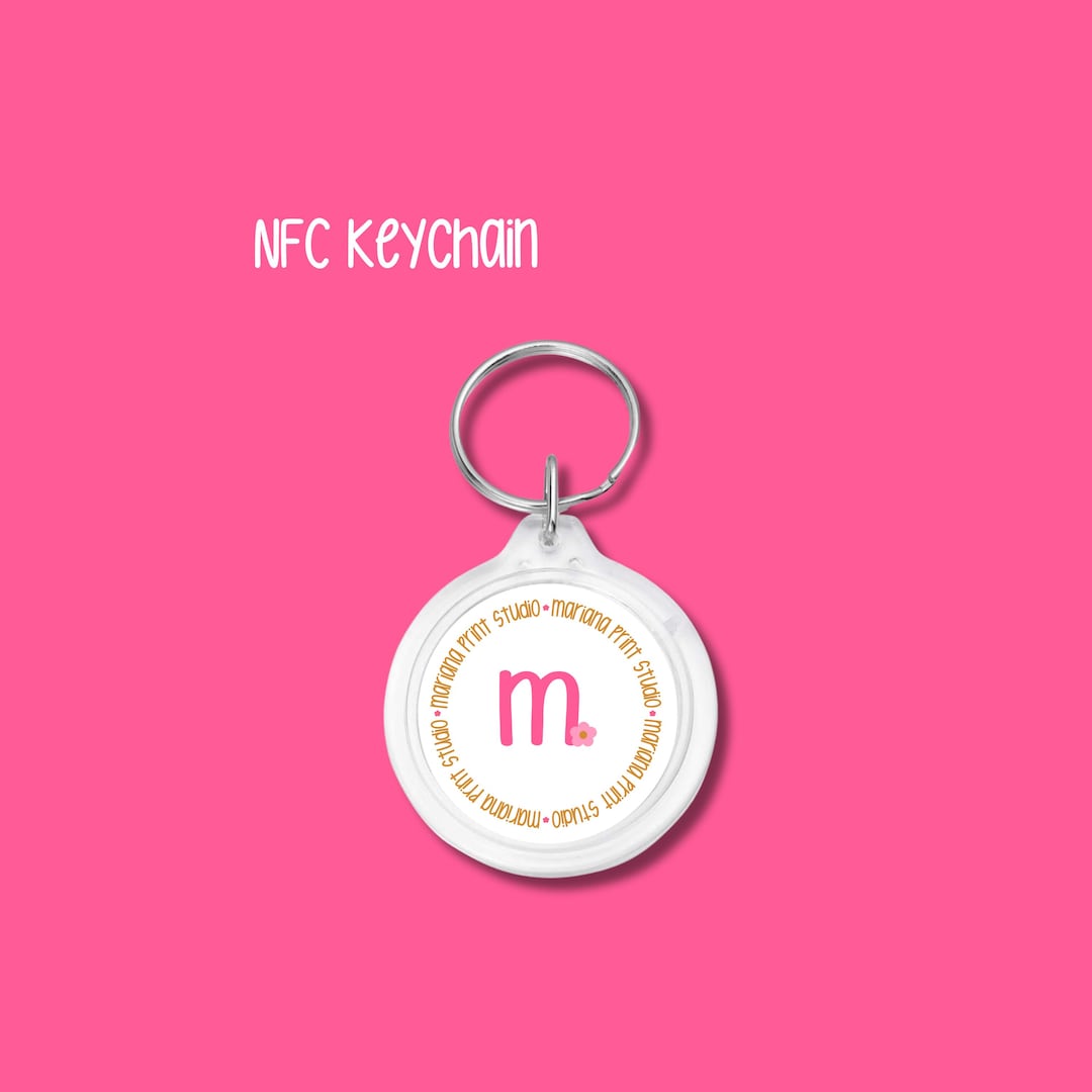NFC Keychain | Custom Keychain | Smart Keychain | NFC Business Keychain ...