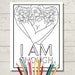 10 Self Love Coloring Pages - Etsy
