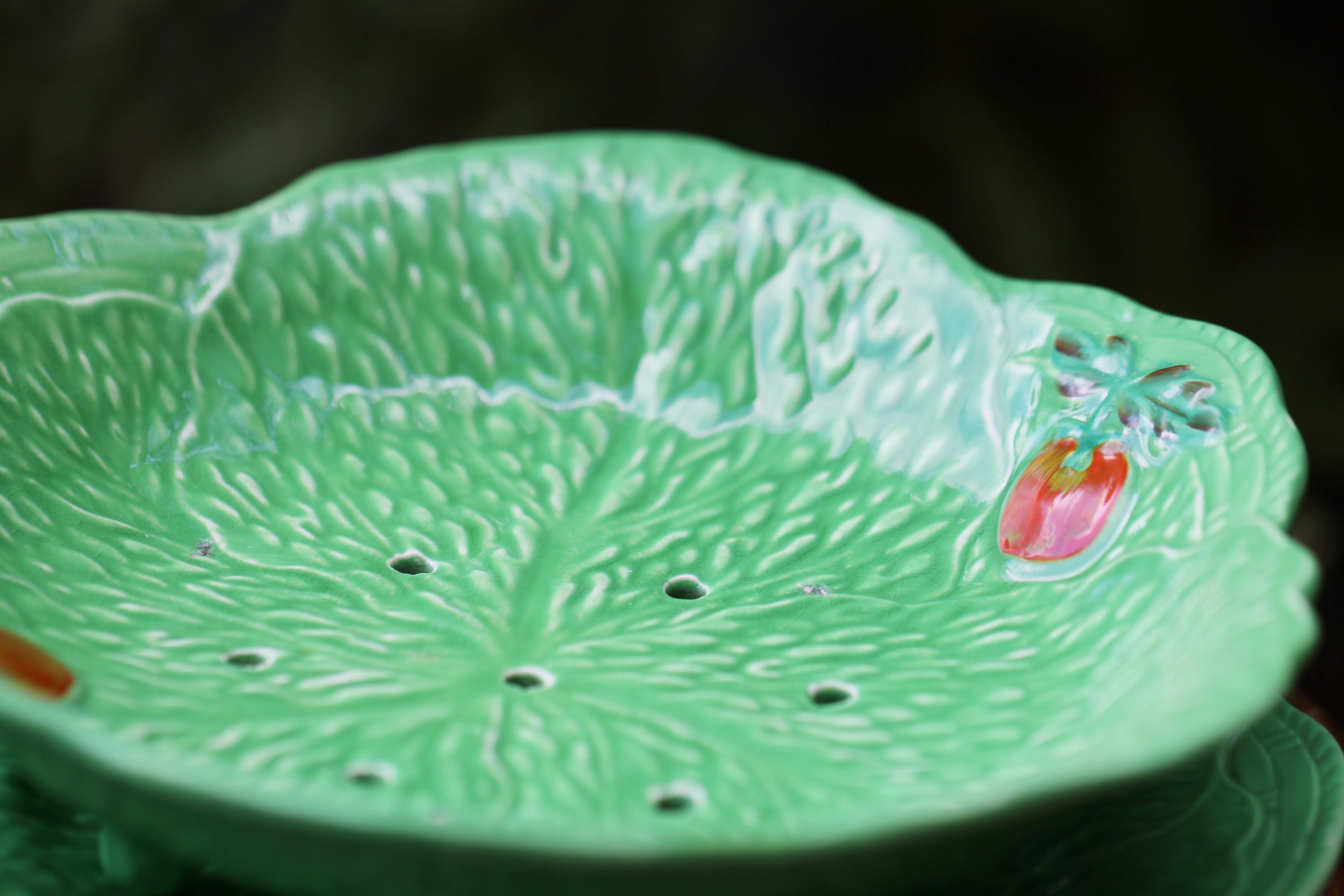 C1930s Beswick Cabbage Ware Drainer Bowl and Plate - Etsy UK