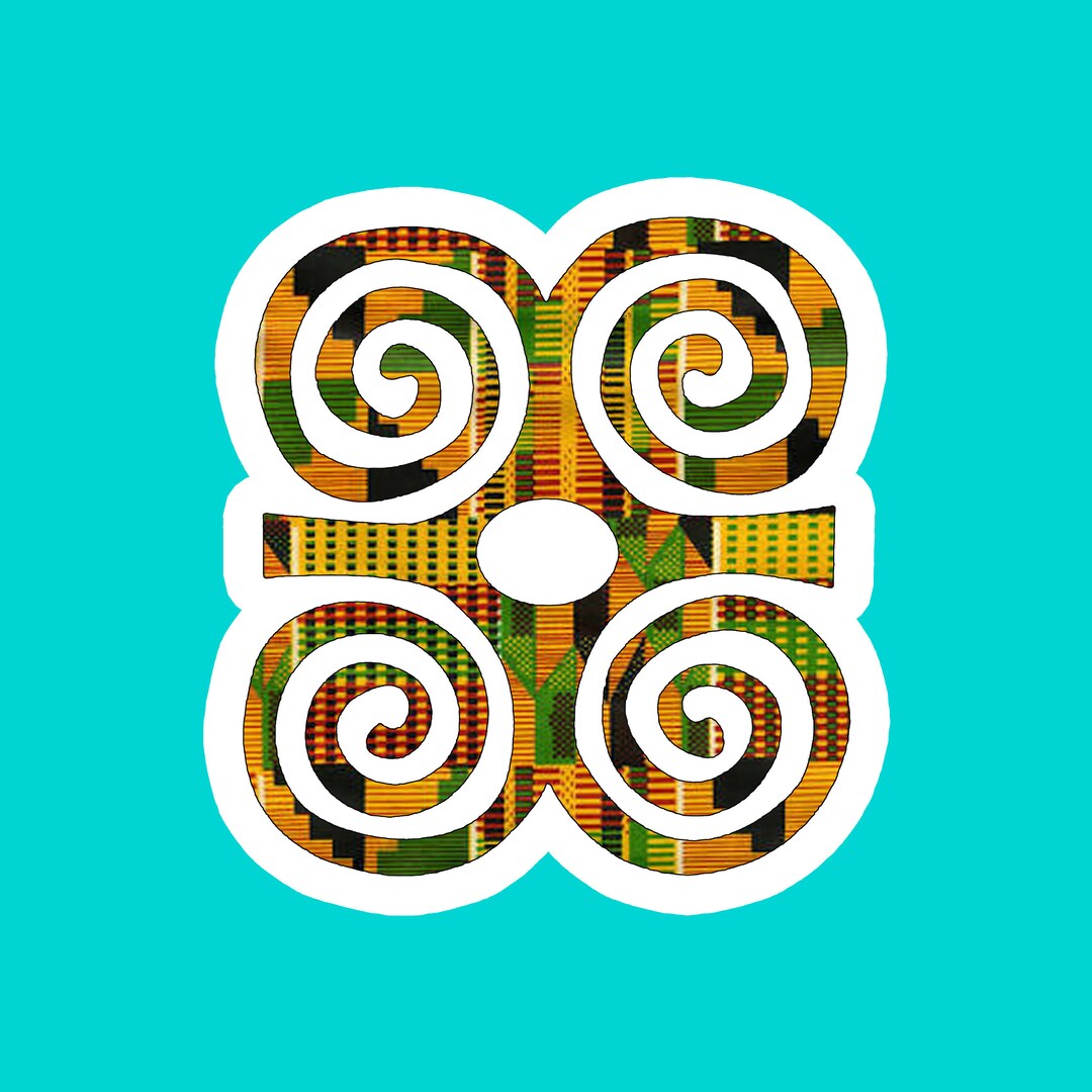 Sticker : Adinkra Humility and Strength 3 X 3 in Water - Etsy