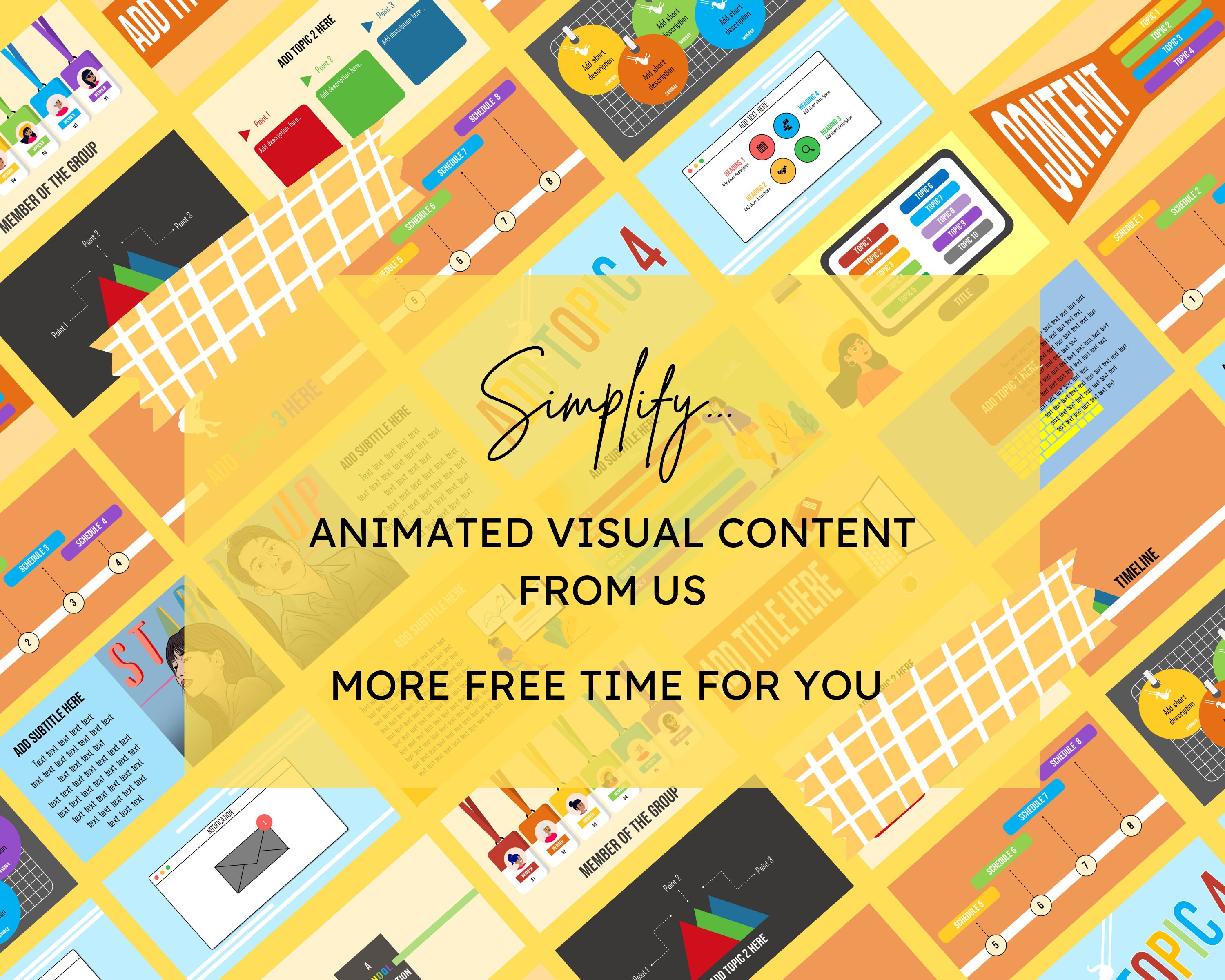Animated Start up Theme Powerpoint Slide Presentation Template - Etsy