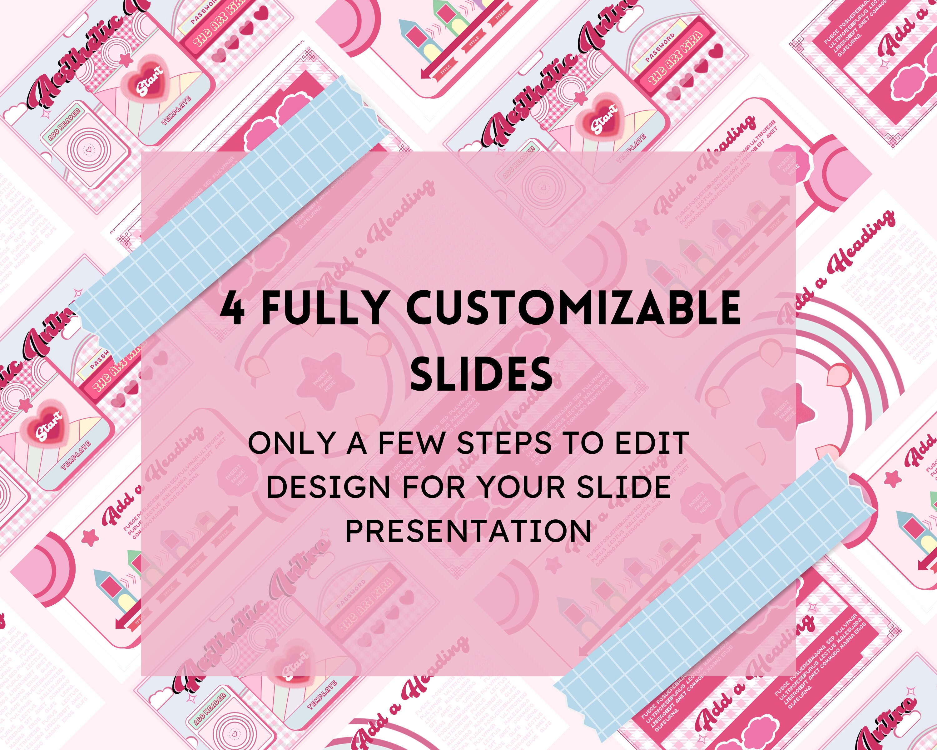 Animated Pink Disco Theme Powerpoint Template | for Webinar | Class ...