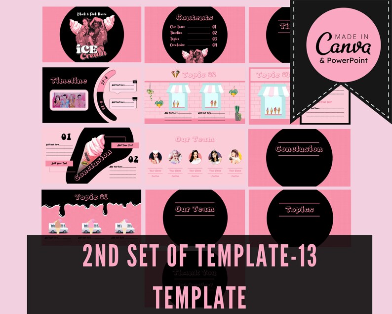 Animated Ice-cream Theme Powerpoint Slide Presentation Template | for ...