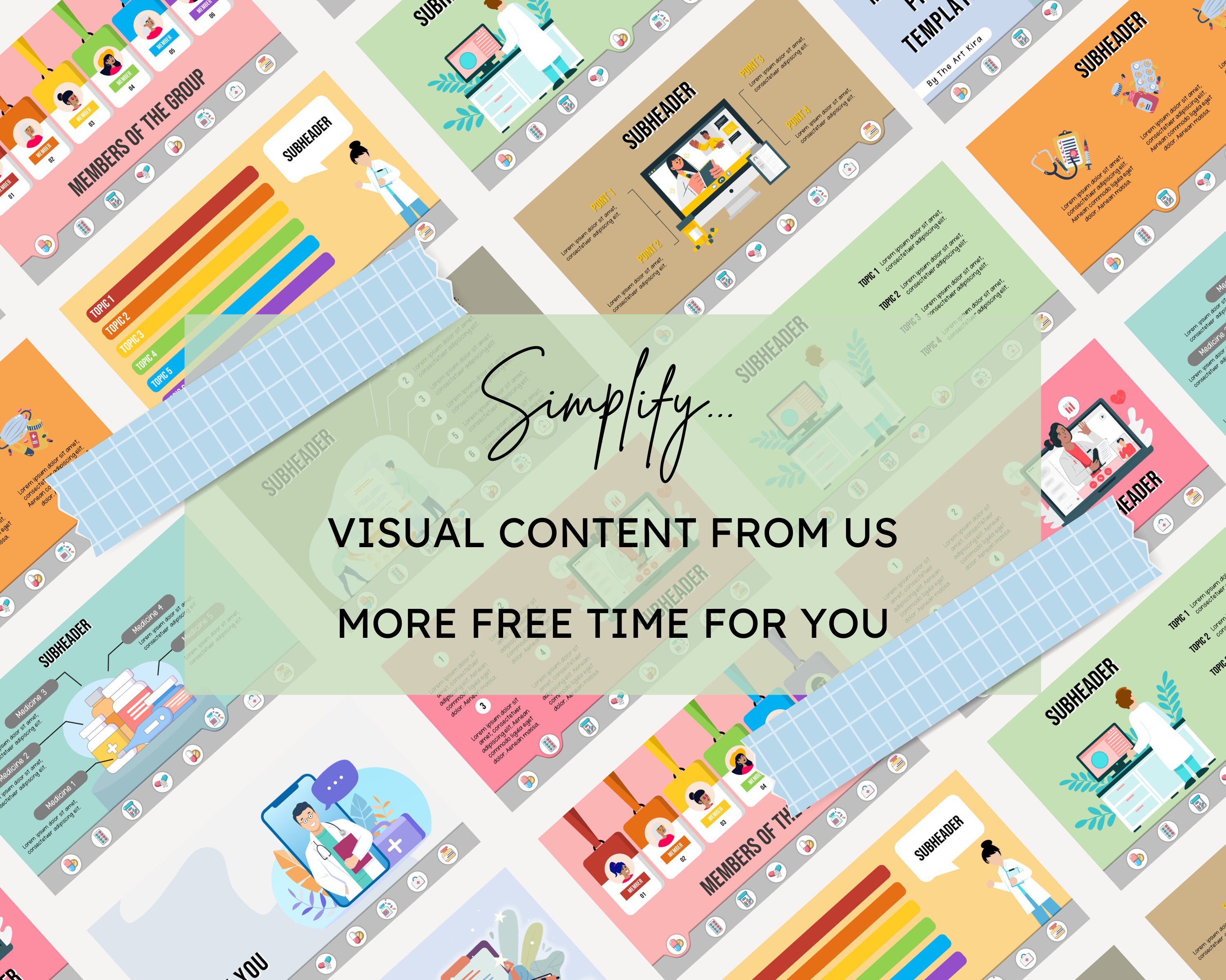 Animated Medicine Theme Powerpoint Template | for Webinar | Class ...