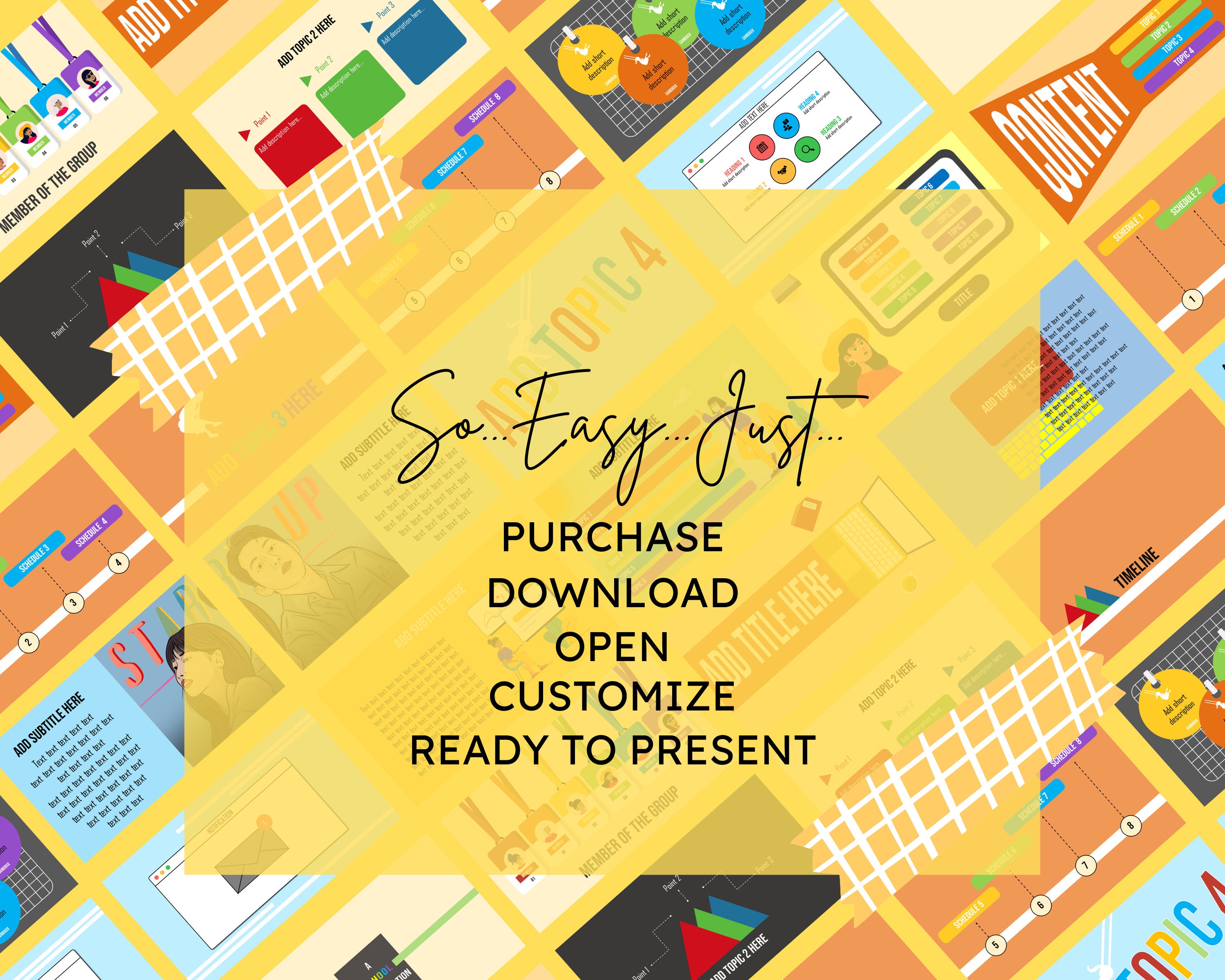 Animated Start up Theme Powerpoint Slide Presentation Template - Etsy