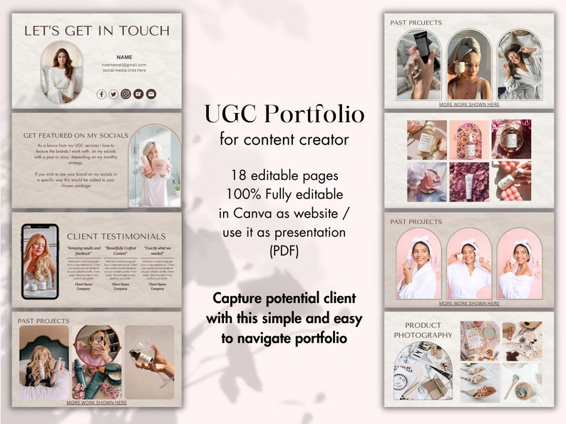 UGC Creator Ultimate Toolkit, Portfolio Template, Influencer Contract ...
