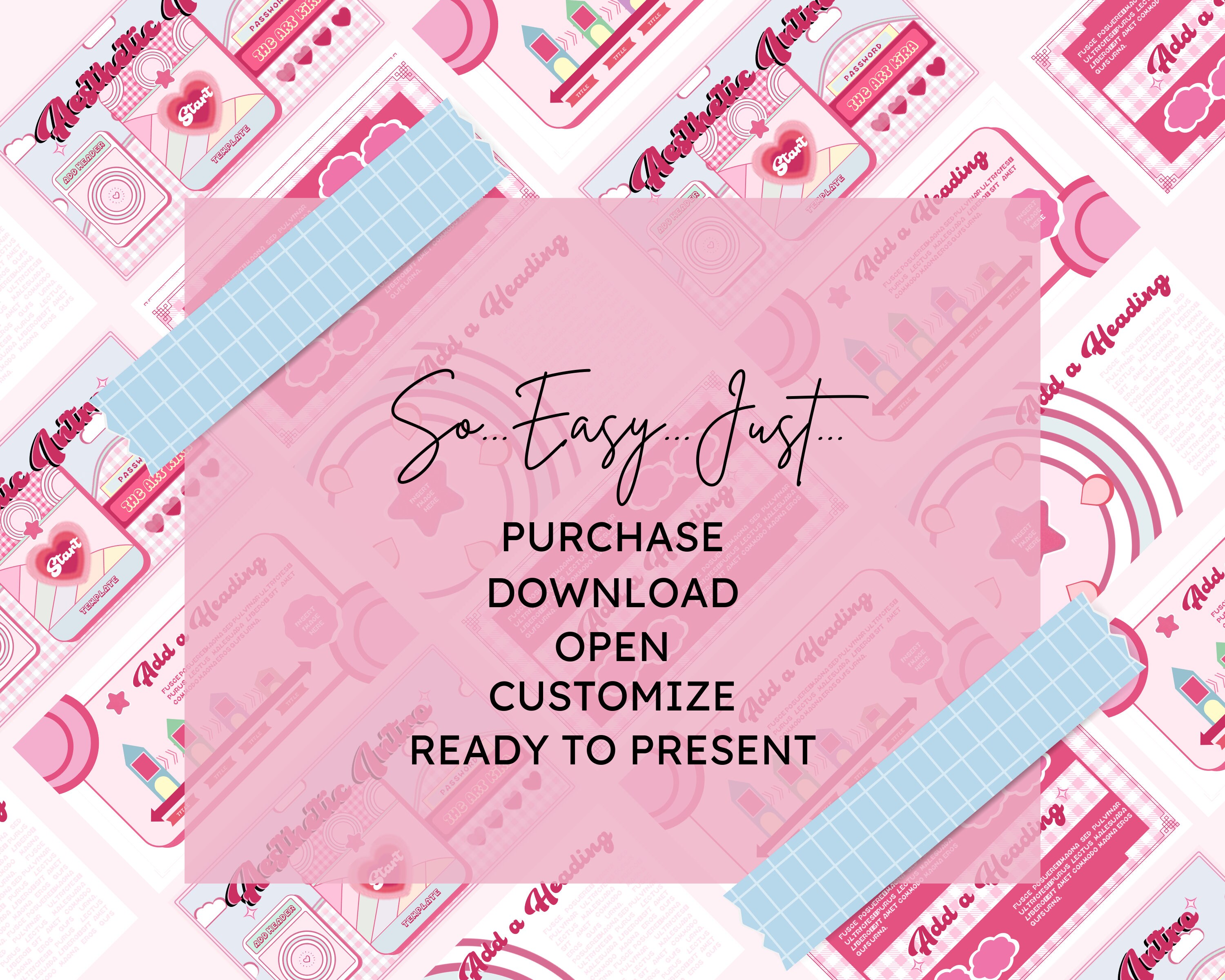 Animated Pink Disco Theme Powerpoint Template | for Webinar | Class ...