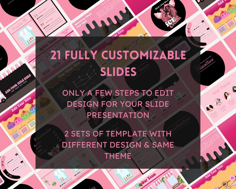 Animated Ice-cream Theme Powerpoint Slide Presentation Template | for ...