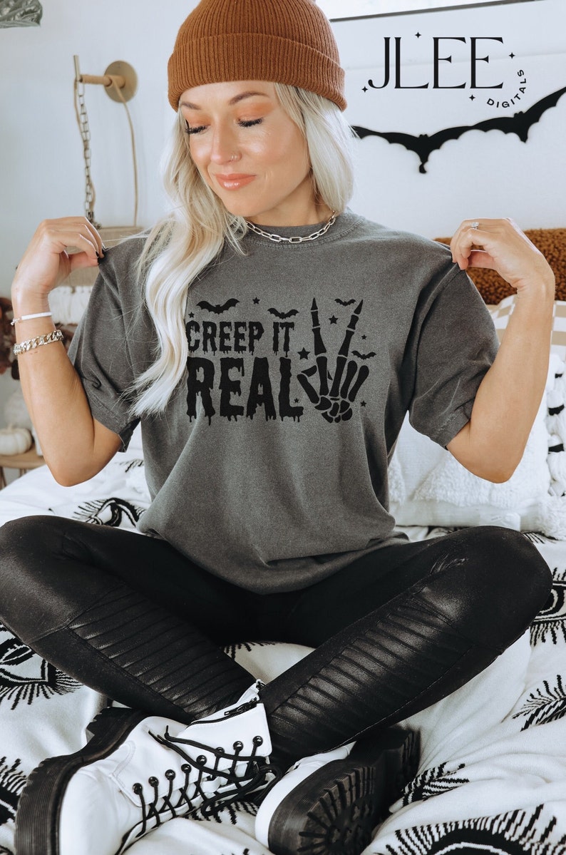 Creep It Real Png, Sublimation Downloads, Spooky Png, Retro Halloween ...