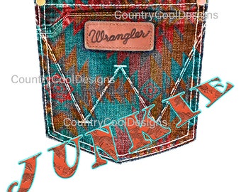 Wrangler Pocket Png - Etsy