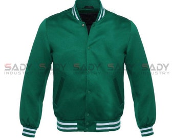 Green Baseball Jacket - Etsy