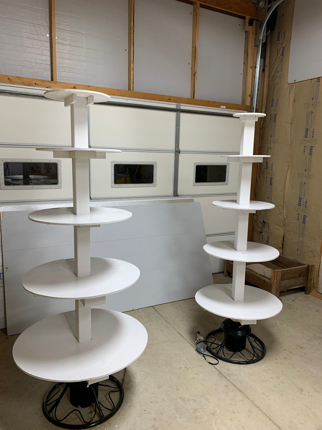 Rotating Christmas Tree Village Display - Etsy