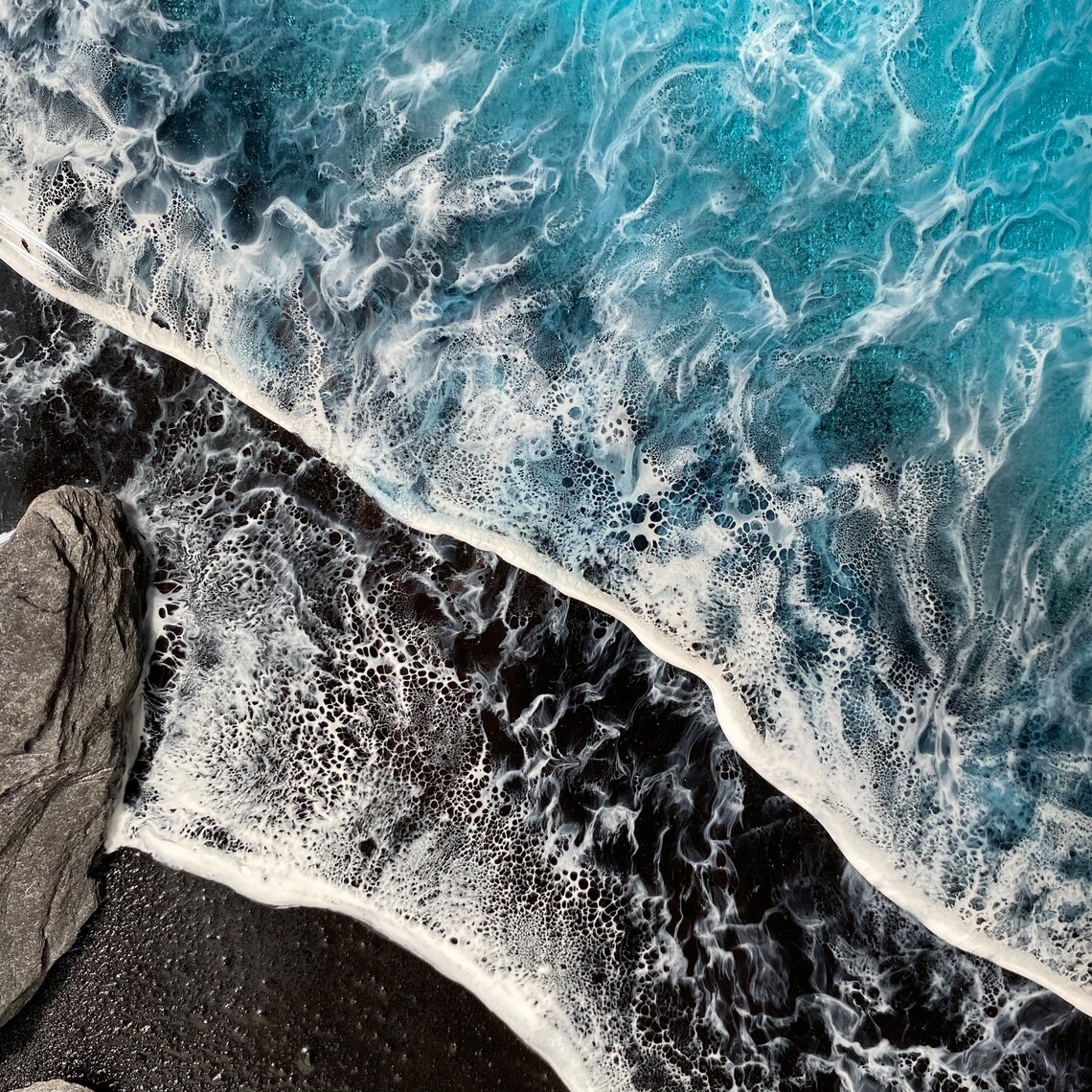 Resin Art Wall Decor 3D Ocean Art Gift Idea Epoxy Resin - Etsy