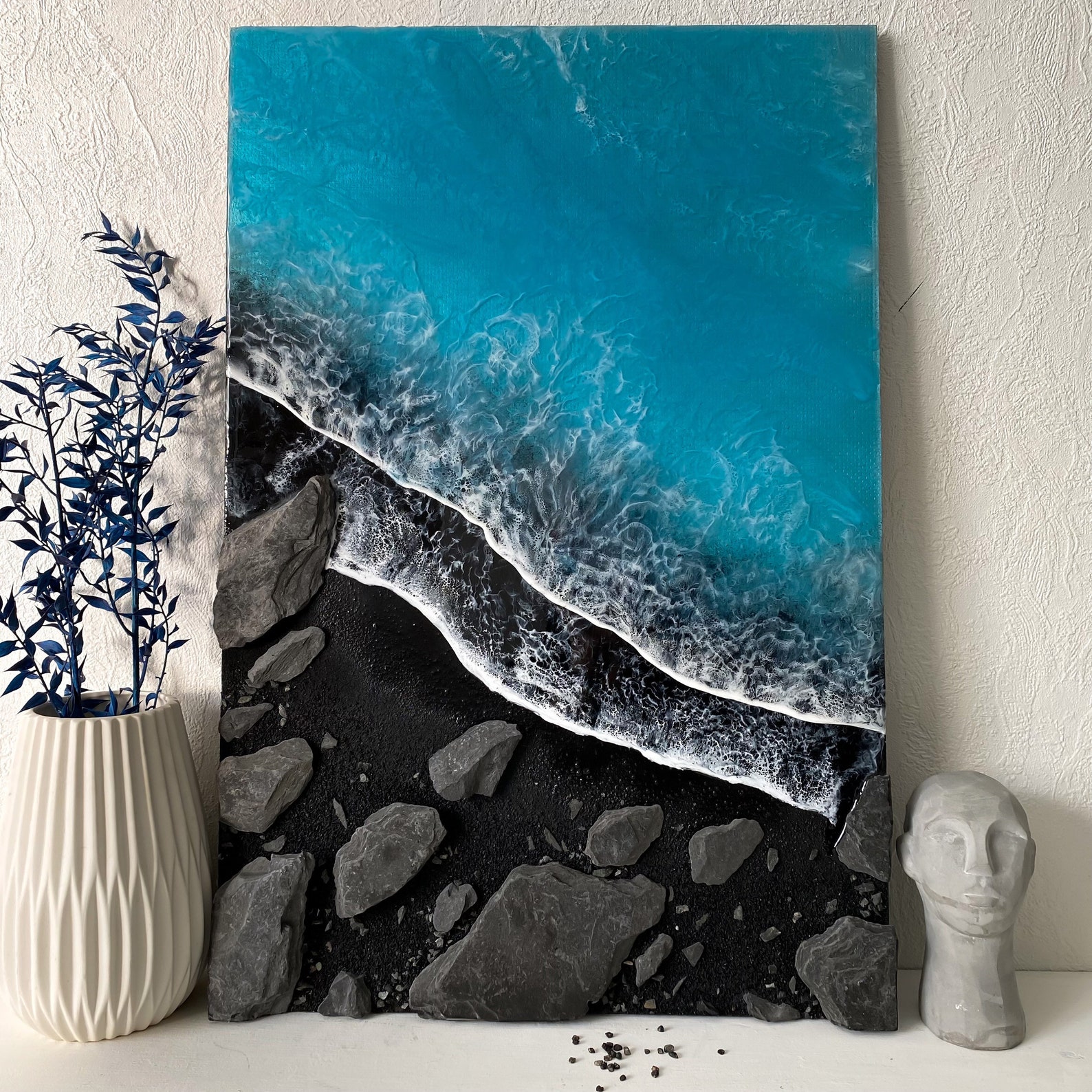 Resin Art Wall Decor 3D Ocean Art Gift Idea Epoxy Resin - Etsy