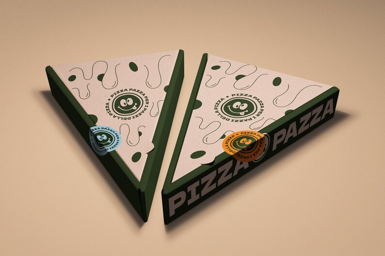 Square and Slice Pizza Box Mockup (Download Now) - Etsy