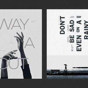 Typographic Flyer / Poster Bundle - Etsy
