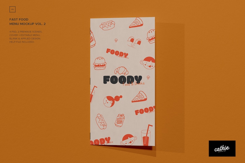 Fast Food Menu Mockup VOL. 2 - Etsy