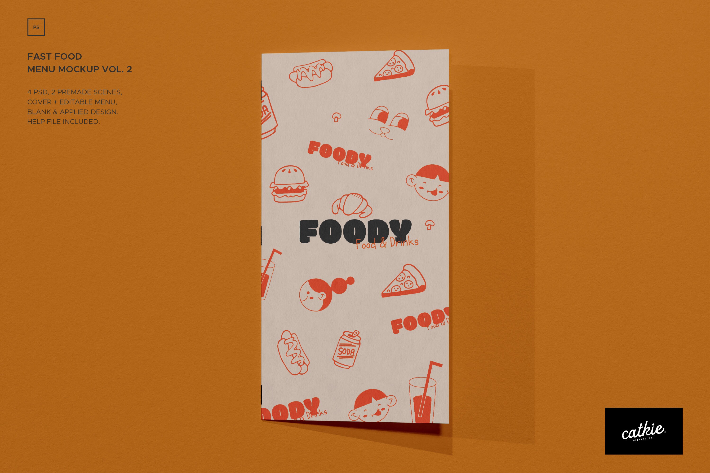 Fast Food Menu Mockup VOL. 2 - Etsy