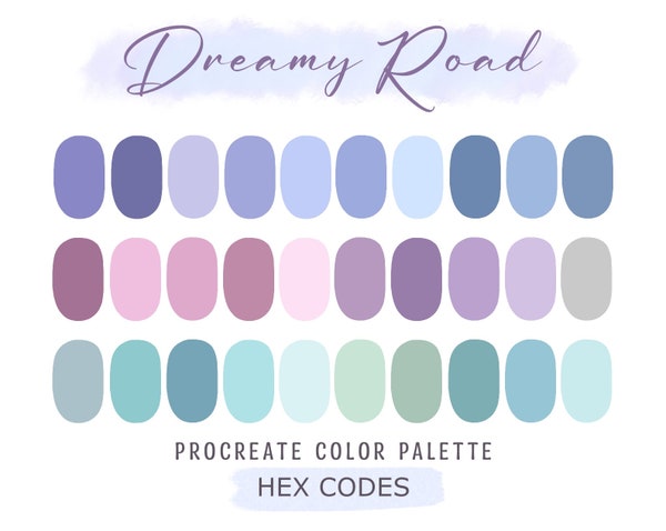 Procreate Color Palette Sunshine Day Color Swatches Instant Download ...
