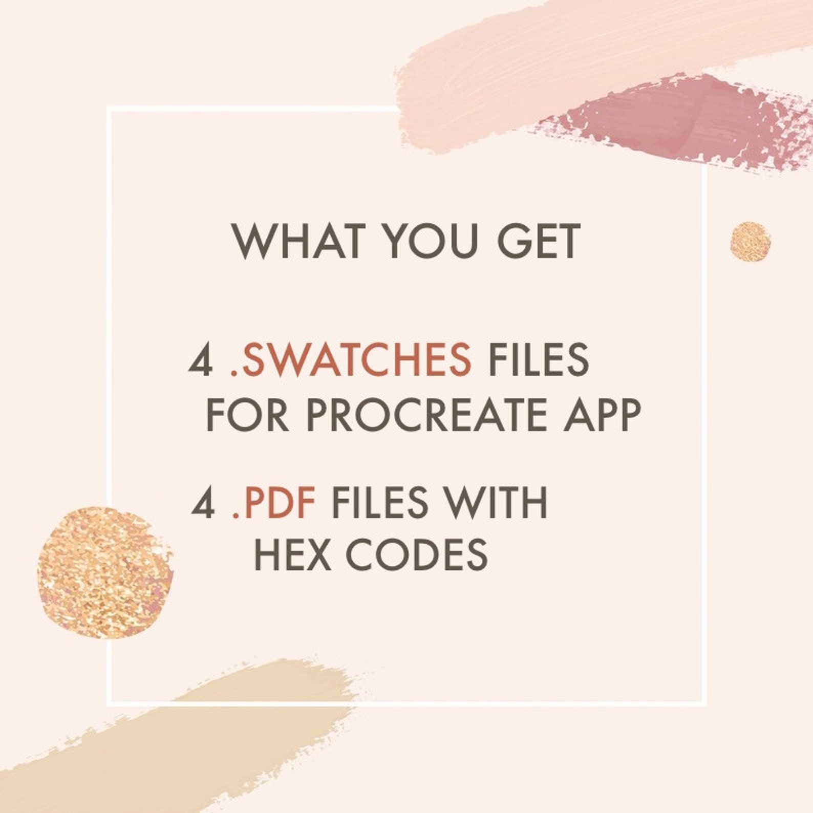 Procreate Color Palette Bundle, Floral Colors, HEX Codes, Color ...