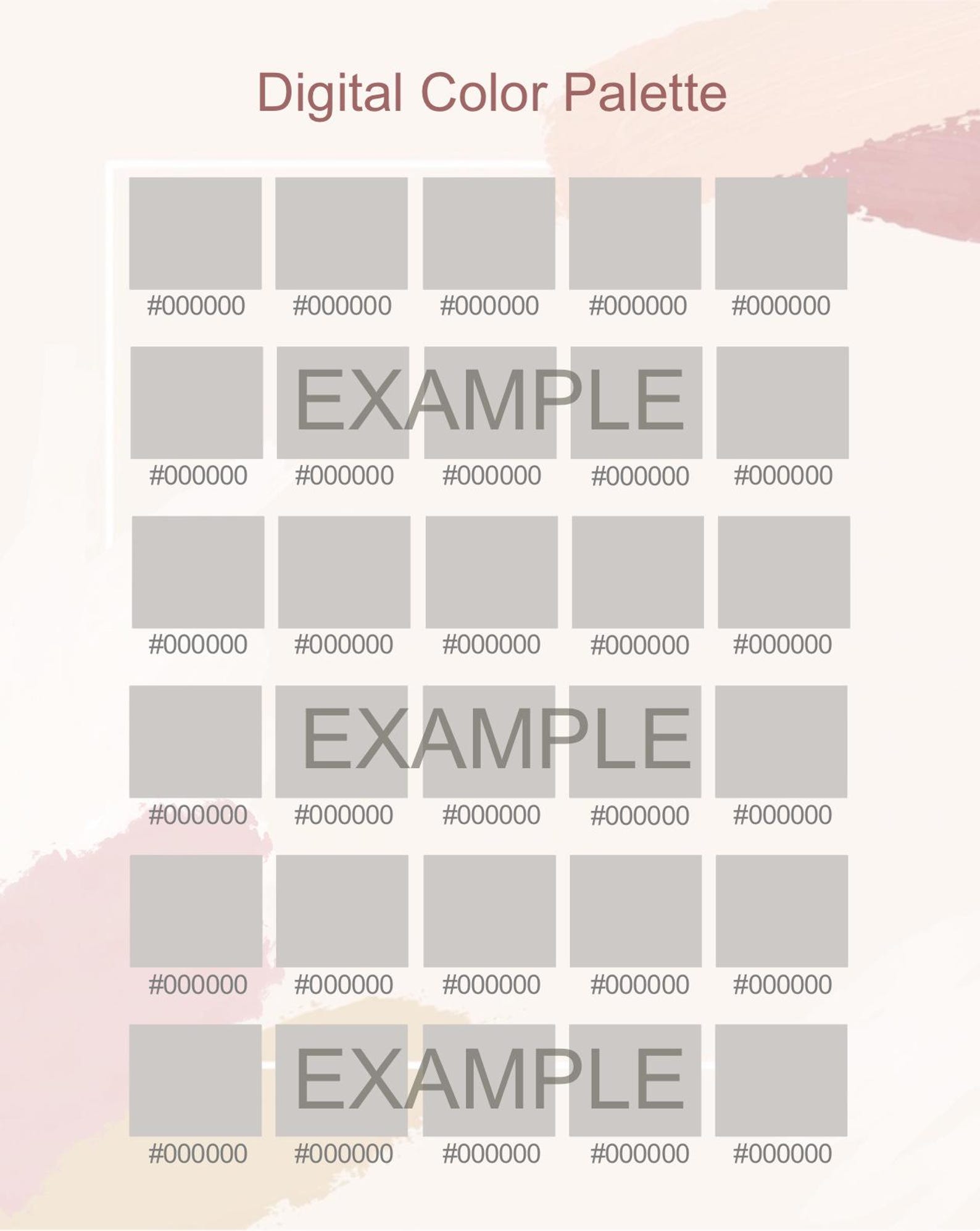 Late Autumn Procreate Color Palette Hex Codes Procreate Swatches Color Swatches Neutral