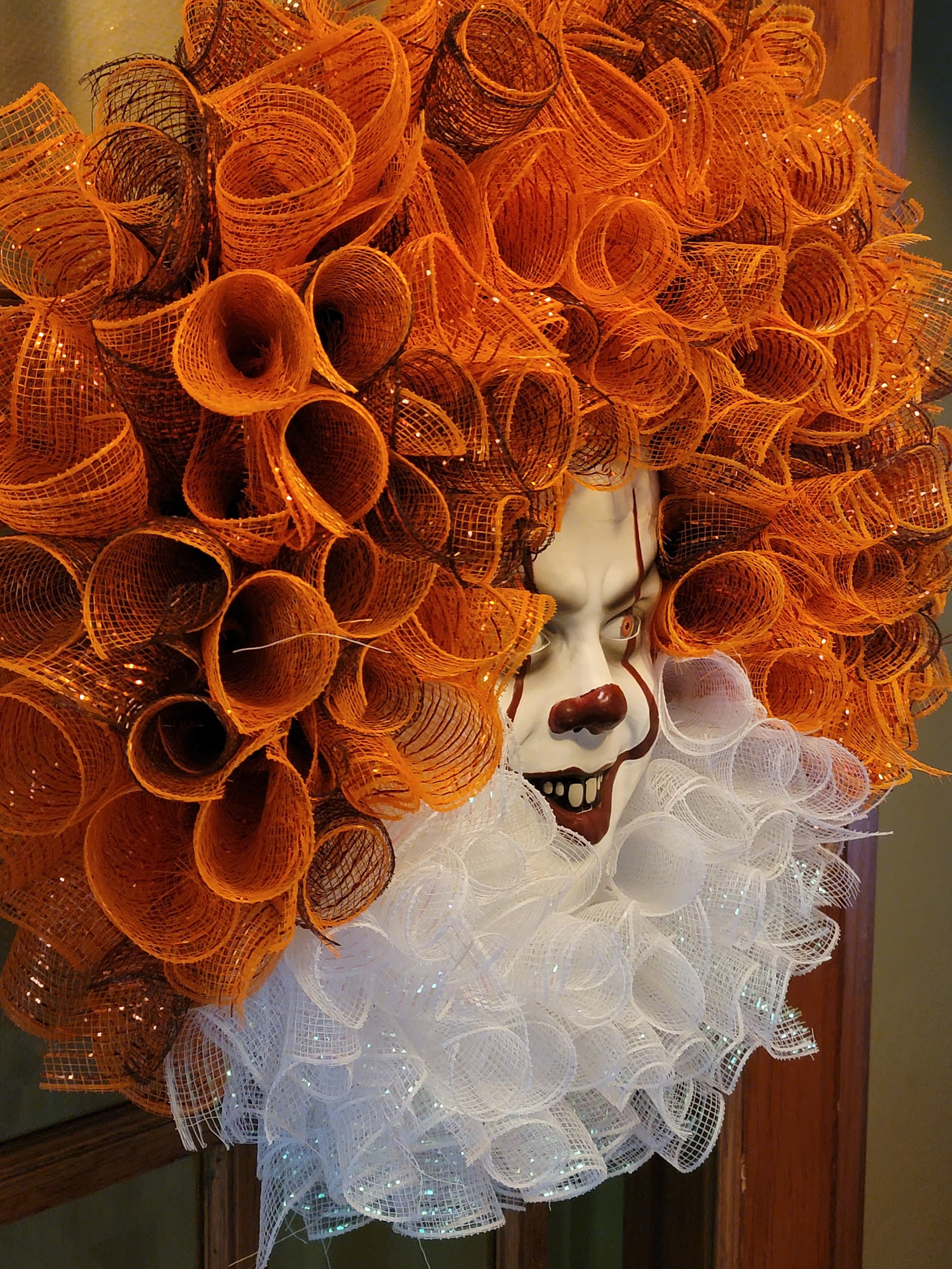 It Pennywise Clown Halloween Horror Wreath - Etsy