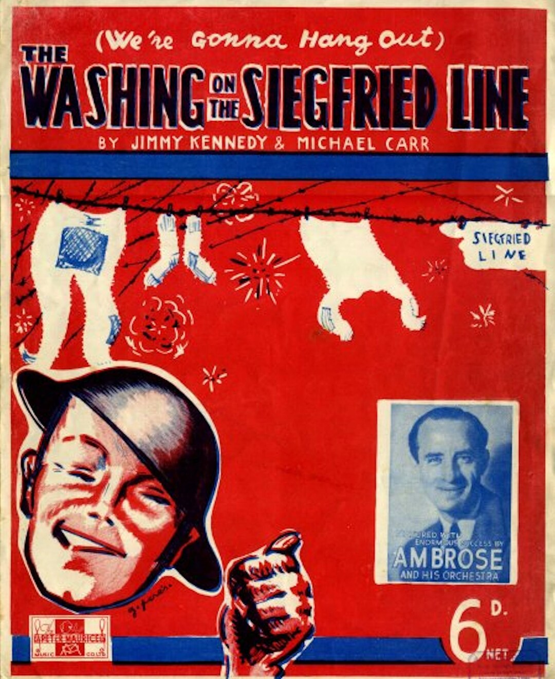 We're Gonna Hang Out the Washing on the Siegfried Line Wartime Song for ...