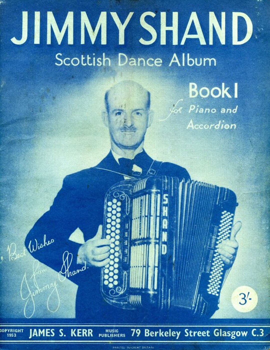 Jimmy Shand Scottish Dance Album Vintage Sheet Music Download ...