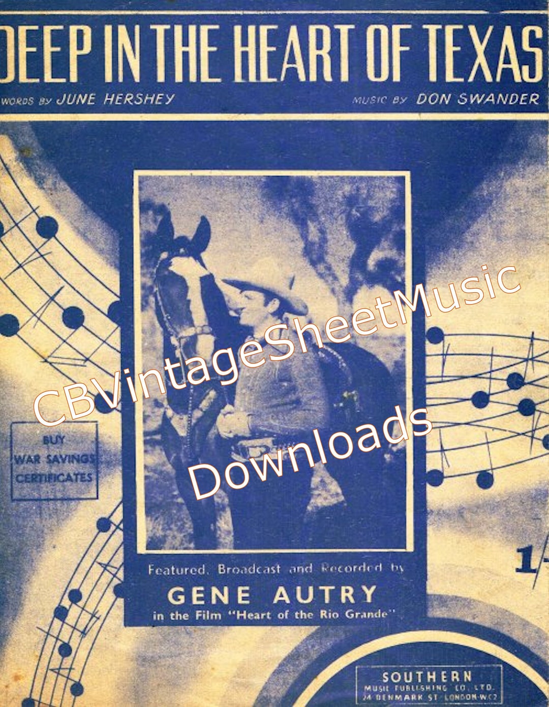 Deep in the Heart of Texas Gene Autry Song in Heart of the Rio Grande ...