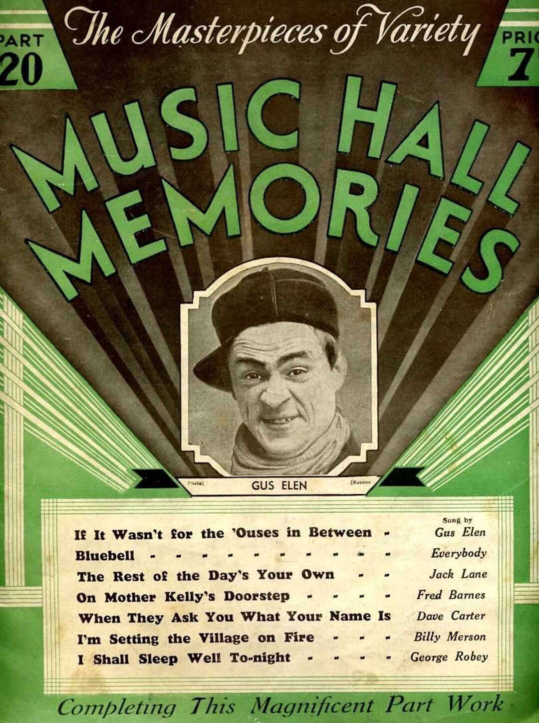 Music Hall Memories Part 20 1930s Sheet Music Album to Download Popular ...