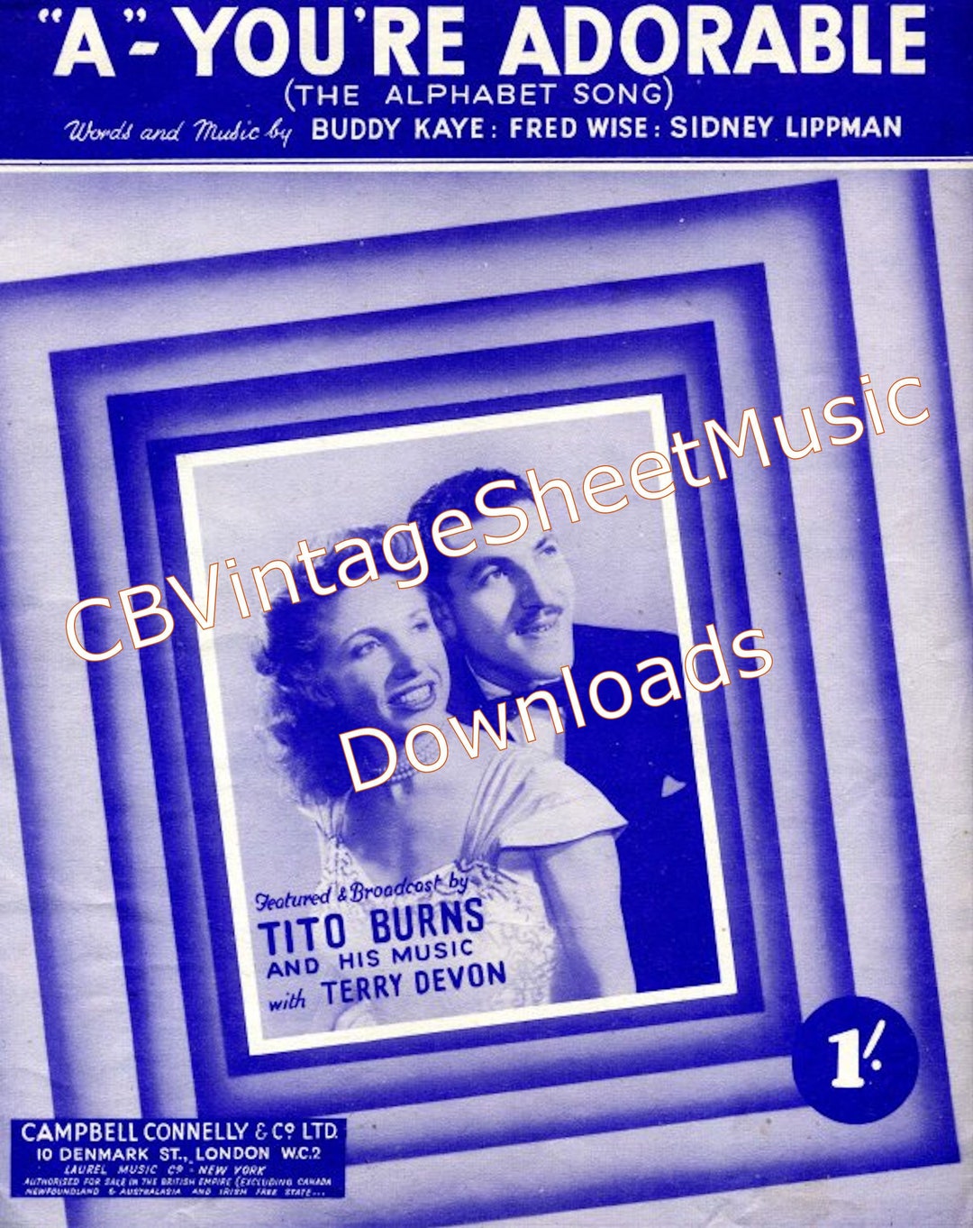 A You're Adorable, the Alphabet Song Words & Piano Music, Guitar and ...