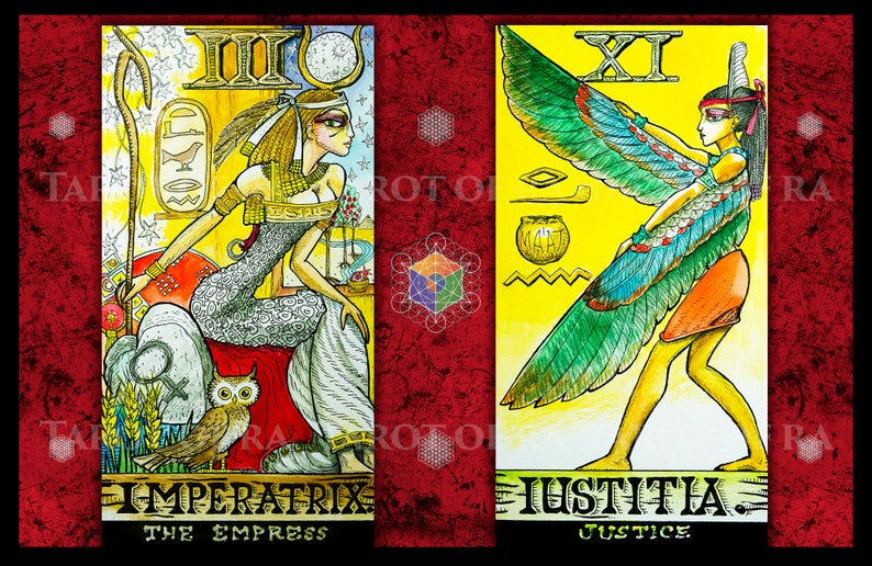 TAROT OF RA Special Edition: "imperial Justice" Signed Limited Edition ...