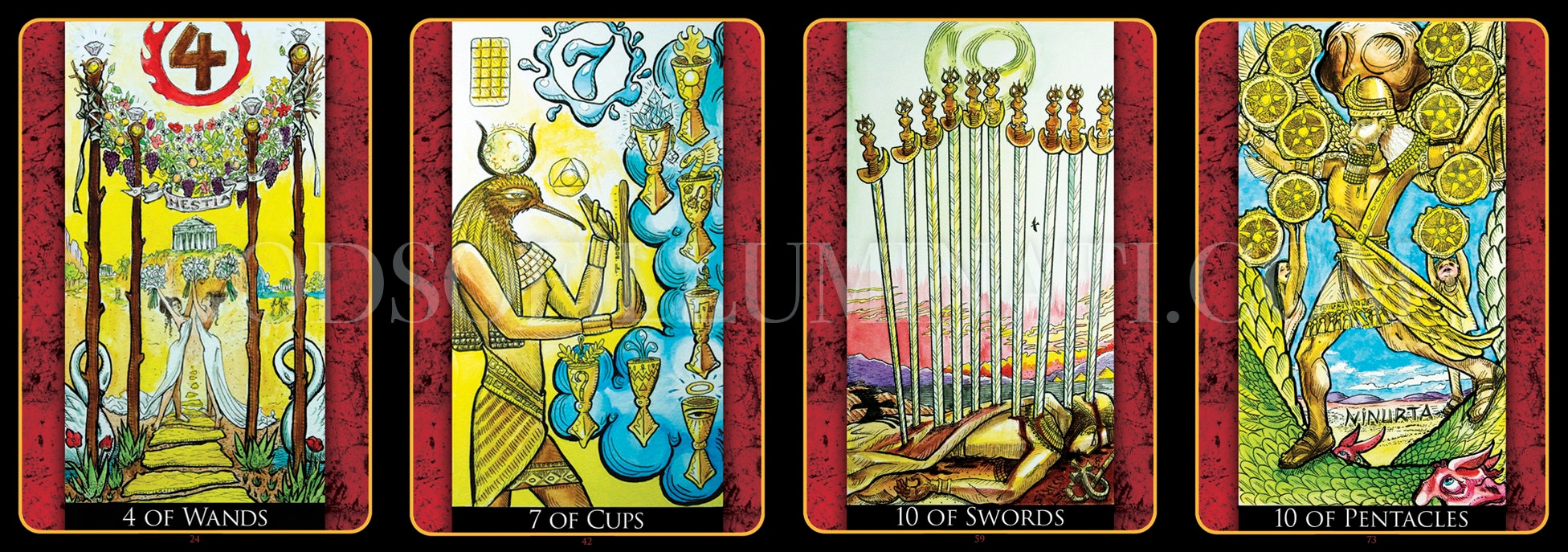 TAROT OF RA World Deck With 80 Cards & Guidebook - Etsy