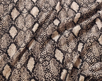 Snake Print Fabric | Etsy
