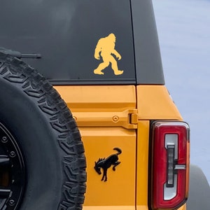 Bigfoot Sasquatch Vinyl Decal Sticker Gift for Your Bronco, Truck ...