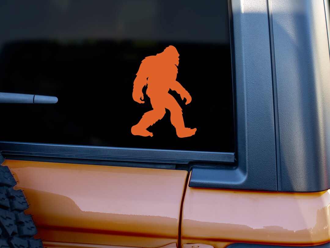 Bigfoot Sasquatch Vinyl Decal Sticker Gift for Your JEEP - Etsy