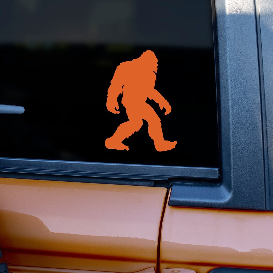 Bigfoot Sasquatch Vinyl Decal Sticker Gift for Your Bronco, Truck ...
