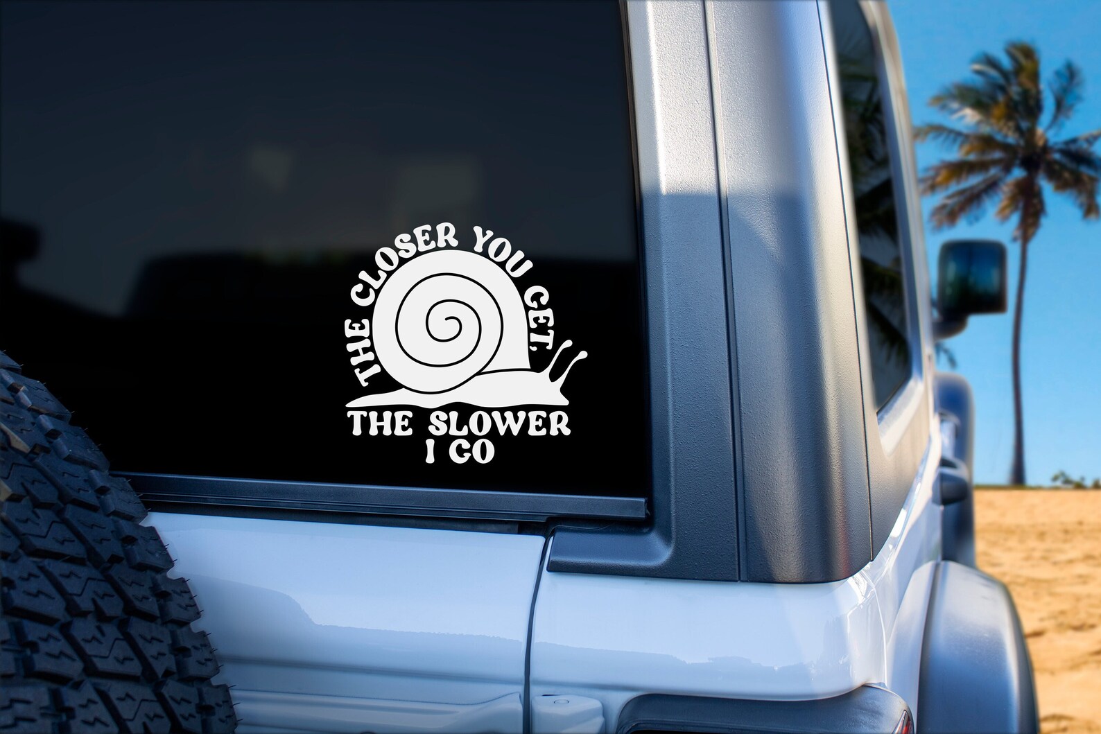 Get off My Tail Bumper Decal Sticker Gift the Closer You - Etsy