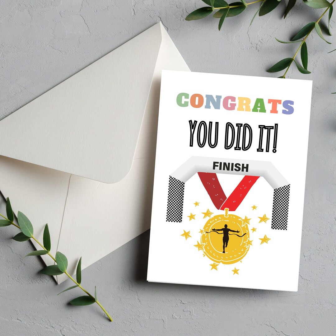 Running Friend Card, Marathon Card, Running Couple Card, Running Race ...