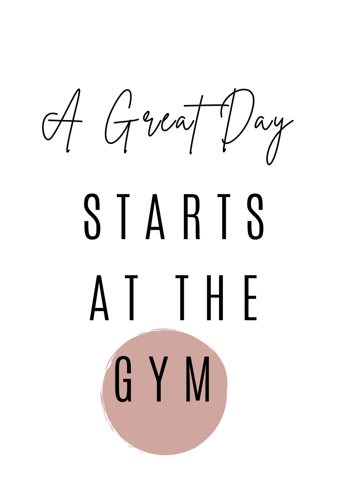 Gym Motivation Poster Workout Poster Home Gym Wall Art Home - Etsy