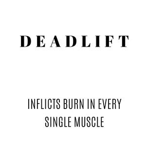 Deadlift Gym Motivation Poster, Workout Poster, Home Gym Wall Art, Home ...