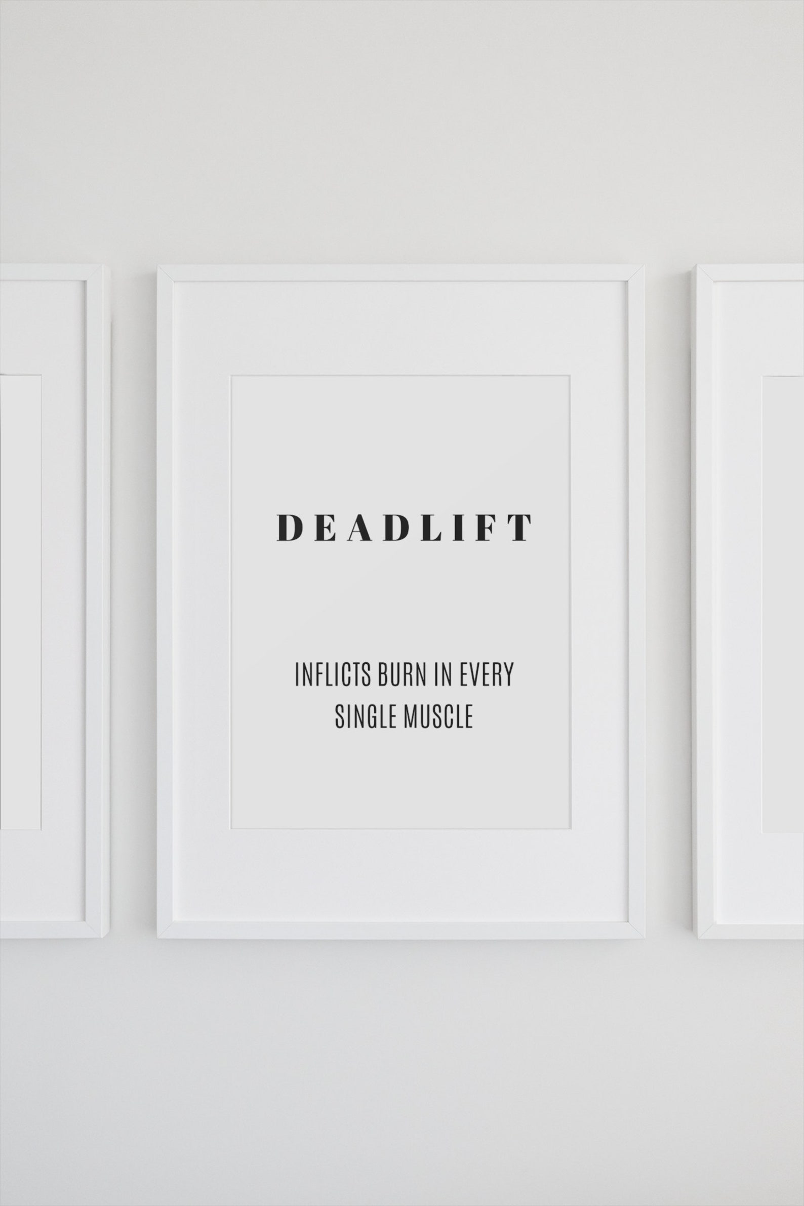 Deadlift Gym Motivation Poster Workout Poster Home Gym Wall - Etsy