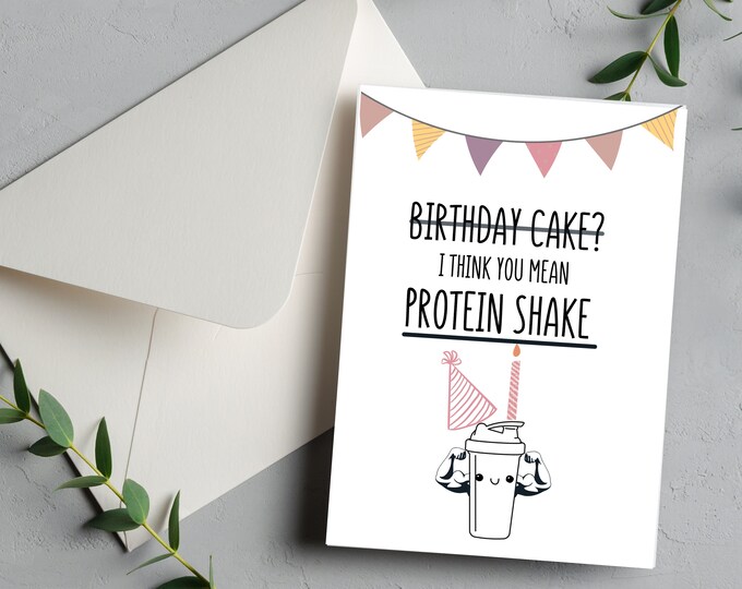 Gym Birthday Card for Her Gym Lover Card for Her Gym Card Crossfit ...