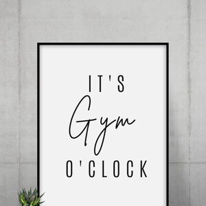 Gym Posters Pack of 10 Home Gym Wall Decorations Fitness Workout Signs ...