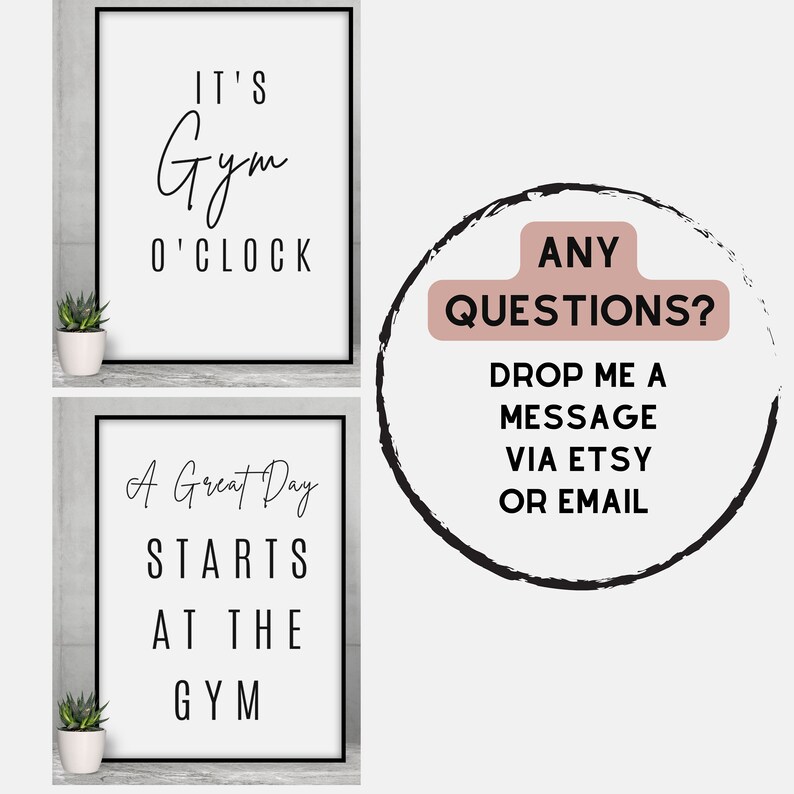 Gym Posters Pack of 10 Home Gym Wall Decorations Fitness Workout Signs Instant Download - Etsy