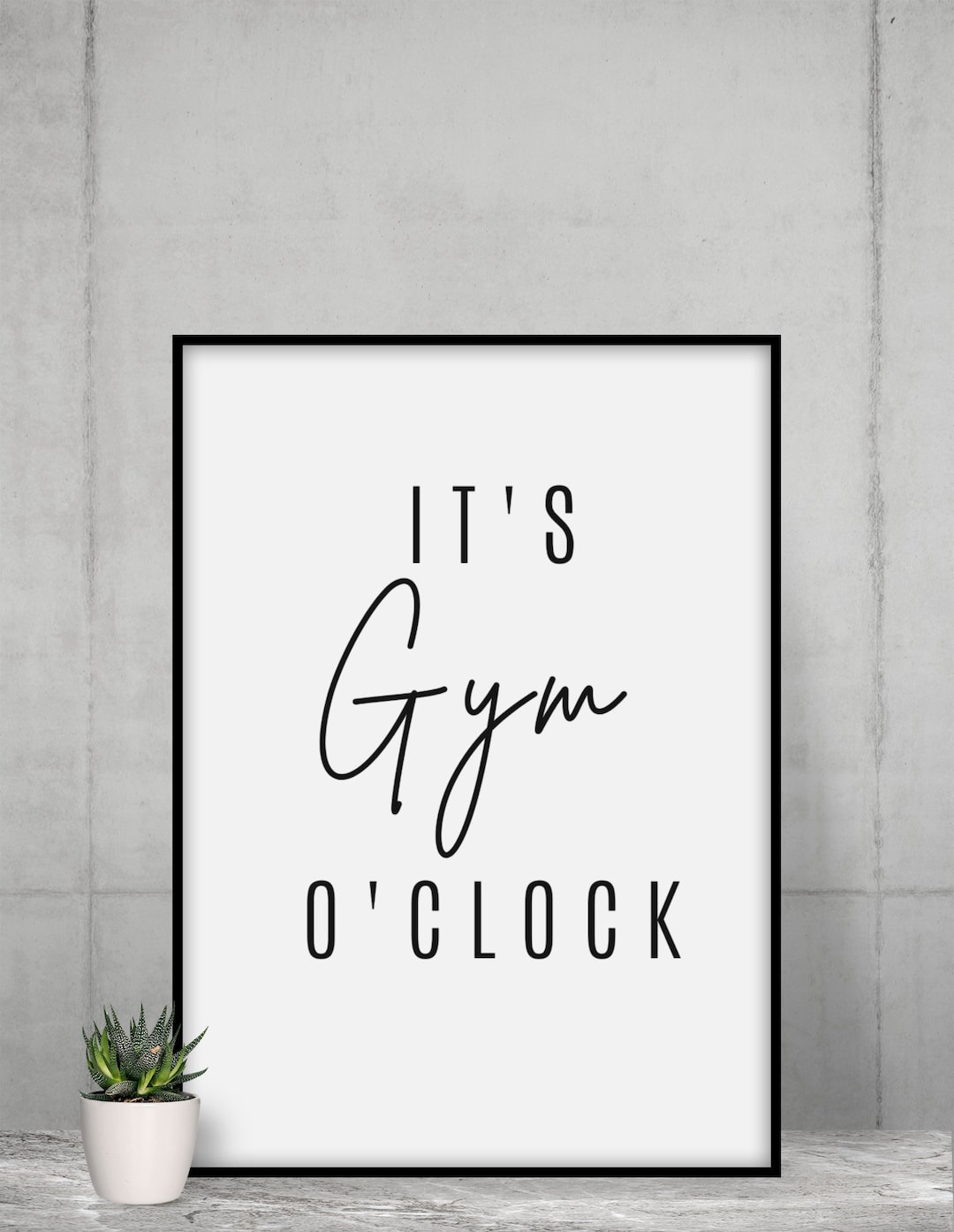 Gym Motivation Poster, Workout Poster, Home Gym Wall Art, Home Gym ...