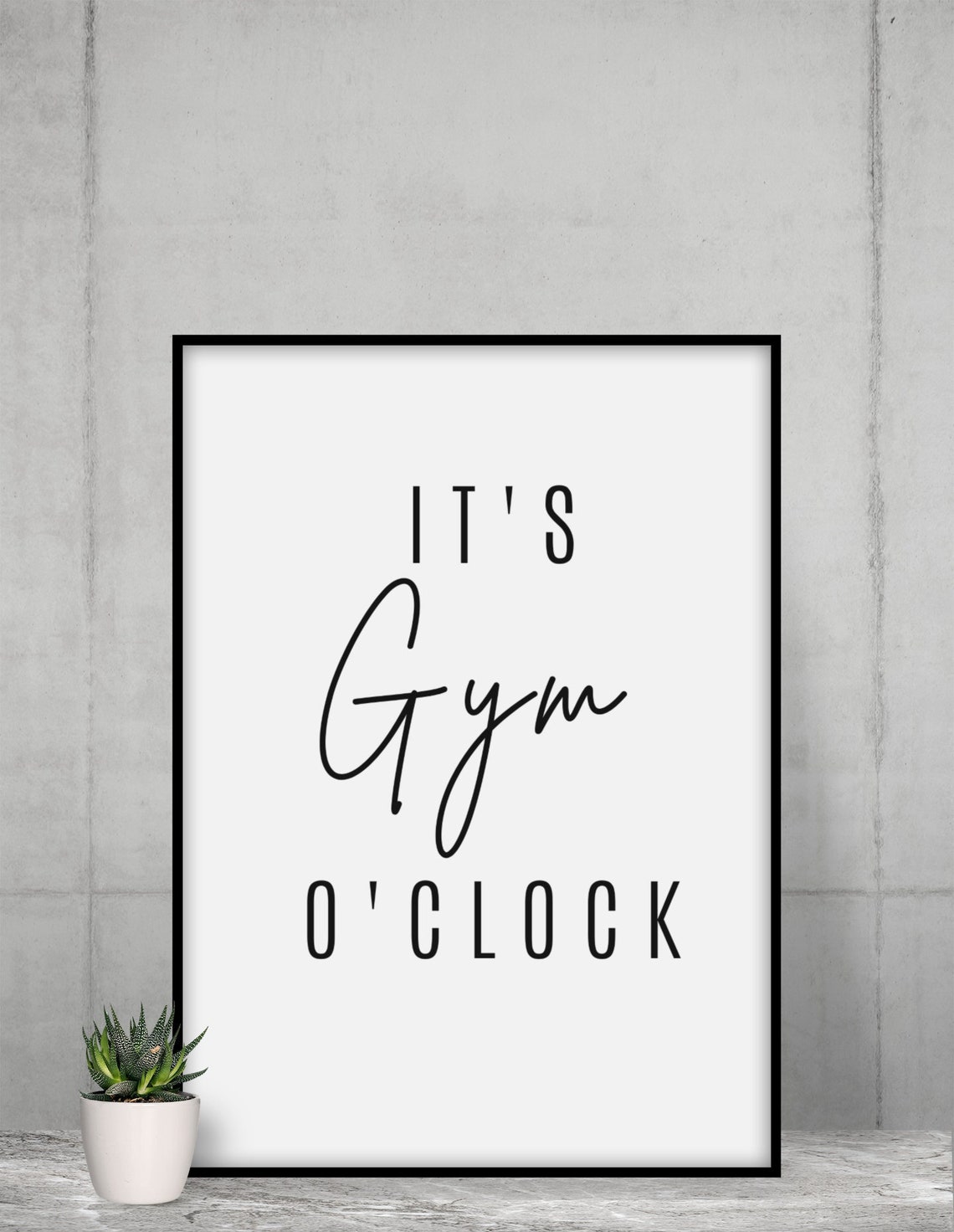 Gym Motivation Poster Workout Poster Home Gym Wall Art Home - Etsy